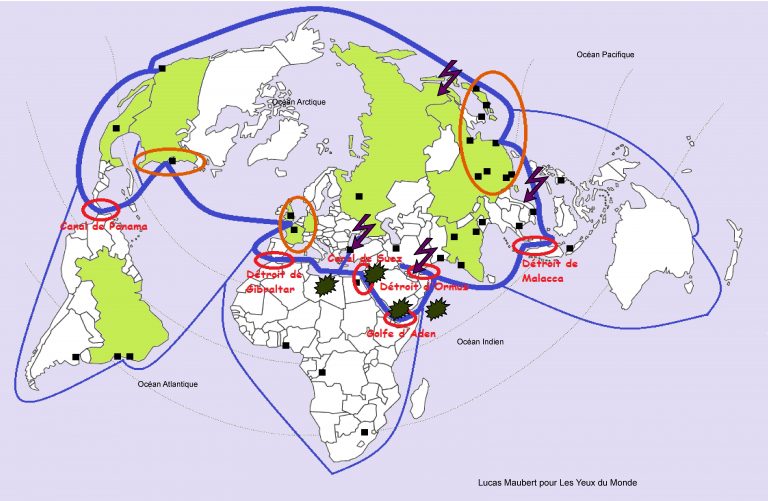 Carte Des Détroits Et Canaux Du Monde | Chtoby Pomnili
